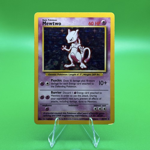 Mewtwo 10/102 - Base Set - Holo - Pokemon - MP #1 | eBay