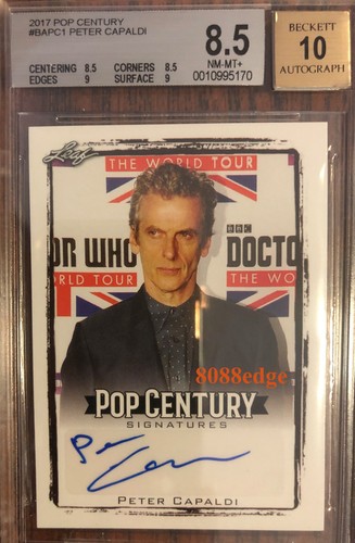 2017 POP CENTURY BASE AUTO: PETER CAPALDI -AUTOGRAPH"DOCTOR WHO"OSCAR ...