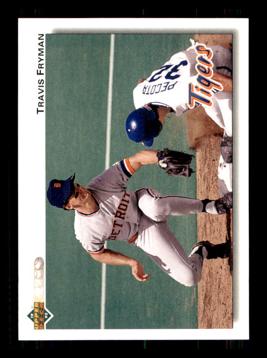 1992 BASEBALL 1992 Upper Deck Travis Fryman Detroit Tigers #466 1 | eBay