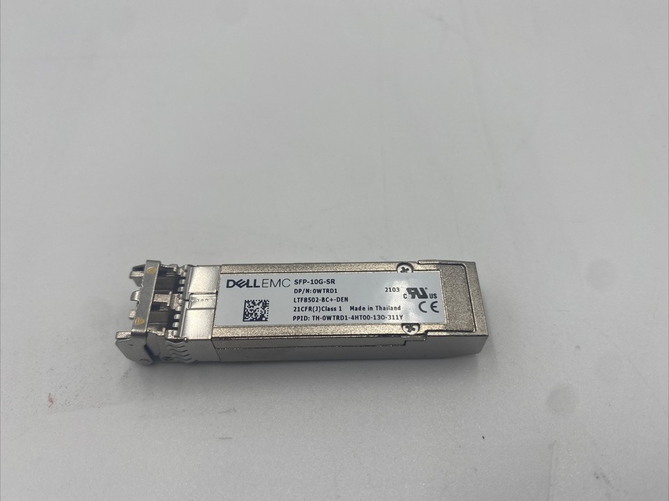 Dell SFP-10G-SR 10G SFP+ 850nm Transceiver Module LTF8502-BC+-DEN WTRD1 ...