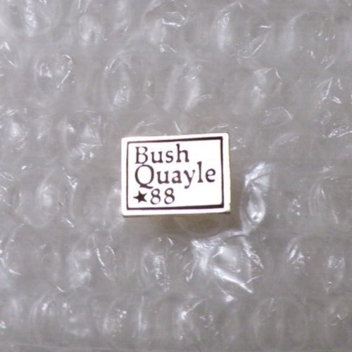 Brass Bush Quayle '88 Pin, 1/2x5/8" (CS-1) | eBay