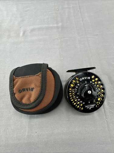 Orvis Access Mid Arbor III Black Fly Fishing Reel With Case | eBay