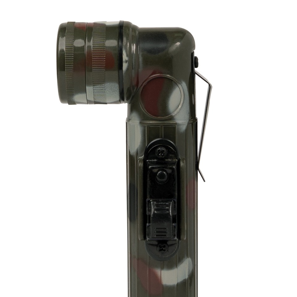 Mini Angle Head Tactical Flashlight AA Battery Army Military Campers ...