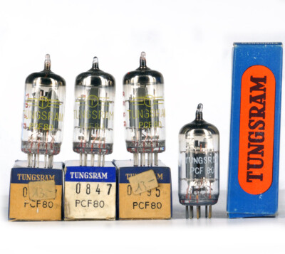 ONE PCF80/9A8 TUNGSRAM NOS Tube Röhre Lampe Valve Valvula Valvola 진공관 ...
