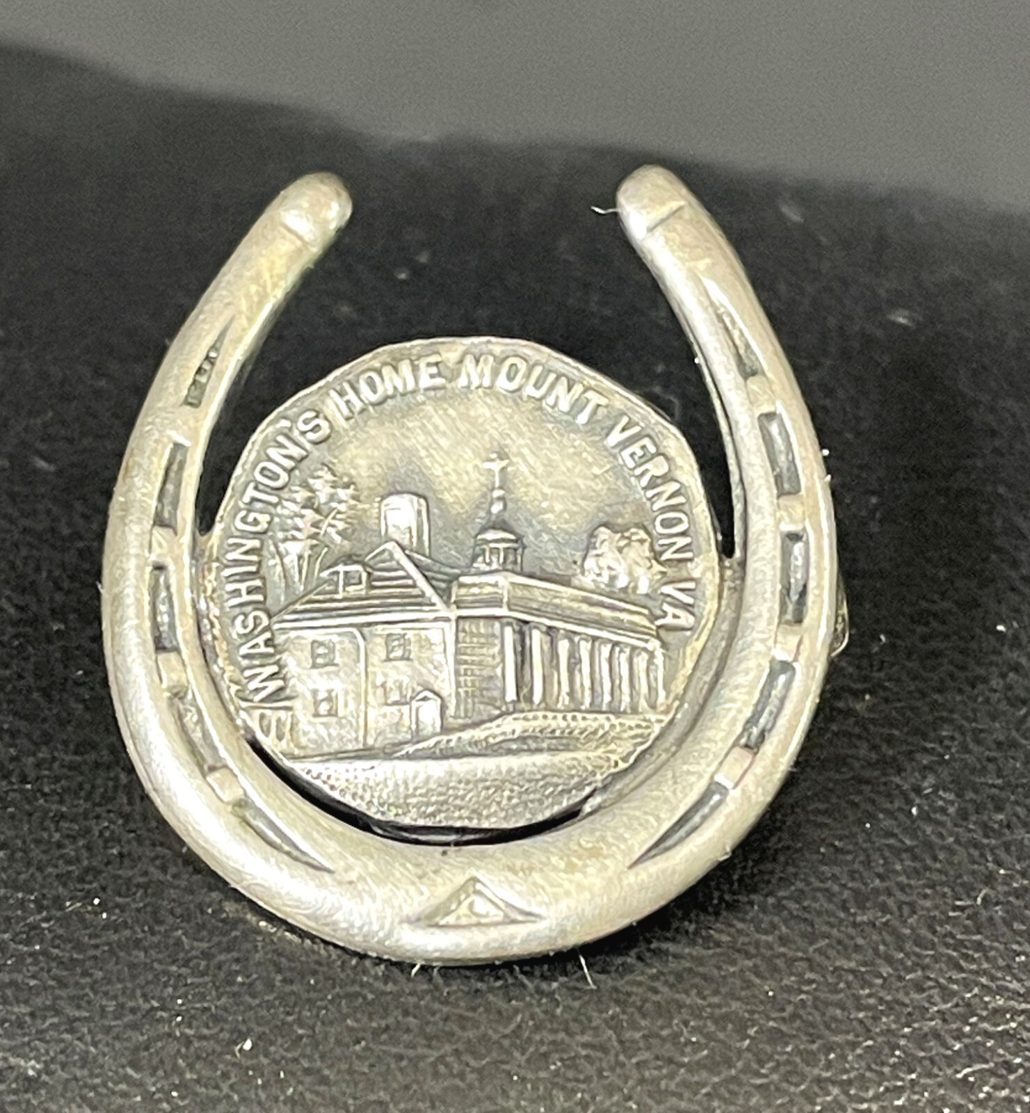 Mount Vernon The Home of George Washington Souvenir Sterling Lapel Pin ...