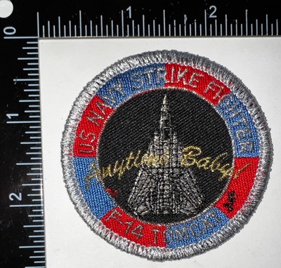 USN US Navy Strike Fighter F-14 Tomcat Anytime Baby Patch | eBay