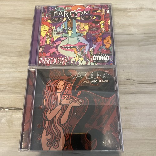 Maroon 5 2 CD 💿 LOT Overexposed & Songs About Jane 602537083800 | eBay