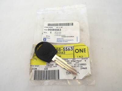 OEM 2004-2008 Chevrolet Aveo Door Lock & Ignition Lock Key GM 96585563 ...