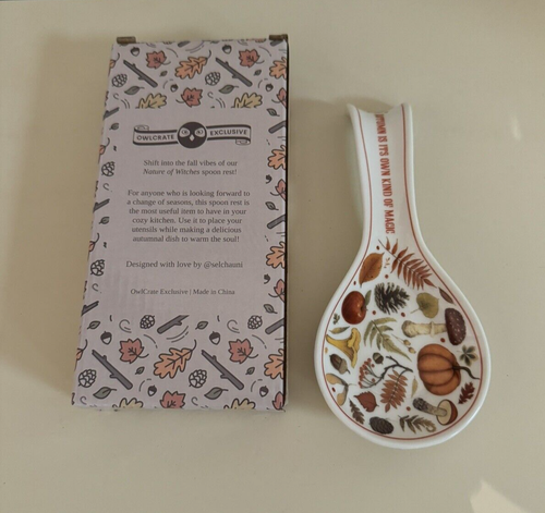 Owlcrate The Nature of Witches inspired ceramic spoon rest | eBay