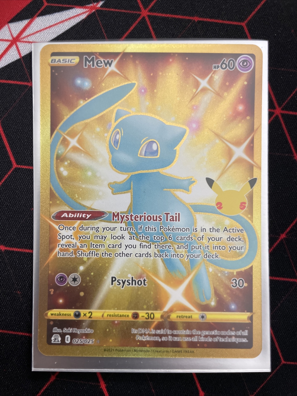 Shiny Mew Pokemon Card