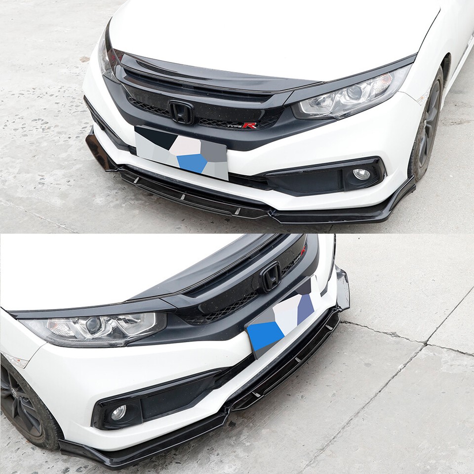 For Jaguar F-Type XE XF Front Bumper Lip Spoiler Splitter Carbon Fiber ...
