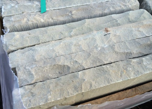 60cm and 90cm long stone wall topper, coping stone, 50mm deep with ...