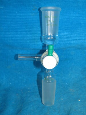 Chemglass 24/40 Airfree Glas Schlenk Inlet Flushing Adapter | eBay