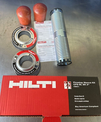 HILTI FIRESTOP SLEEVE KIT CFS-SL SK 2" ,ORIGINAL HILTI BRAND NEW, FAST ...