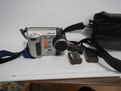 Sony FD Mavica Vintage Digital Floppy Disc Camera UNTESTED w/ 4 ...