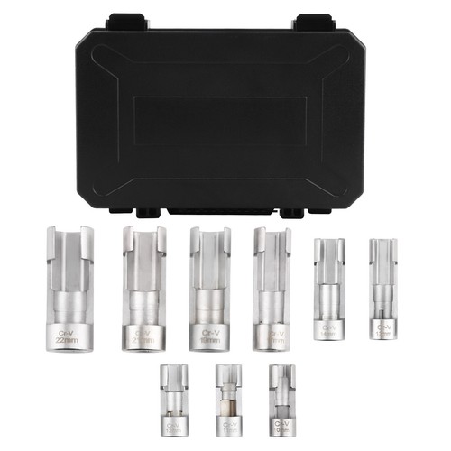 10-22mm 1/4 3/8 1/2 Diesel Injector Fuel Line Socket Wrench Kit Union ...