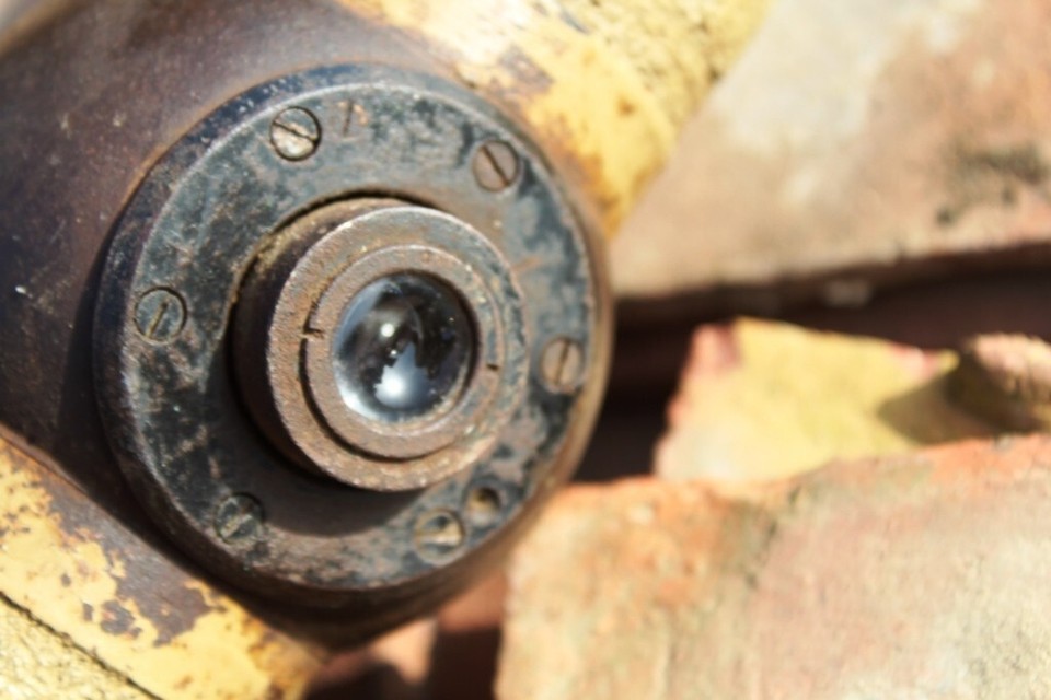 WW2 German Em34 Rangefinder - Tan paint, untouched from Normandy ...