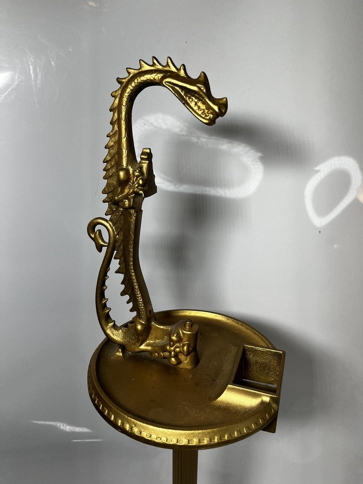 Vintage Art Deco Dragon Smoke Stand/Ashtray Bridgeport Conn. Scroll Art ...