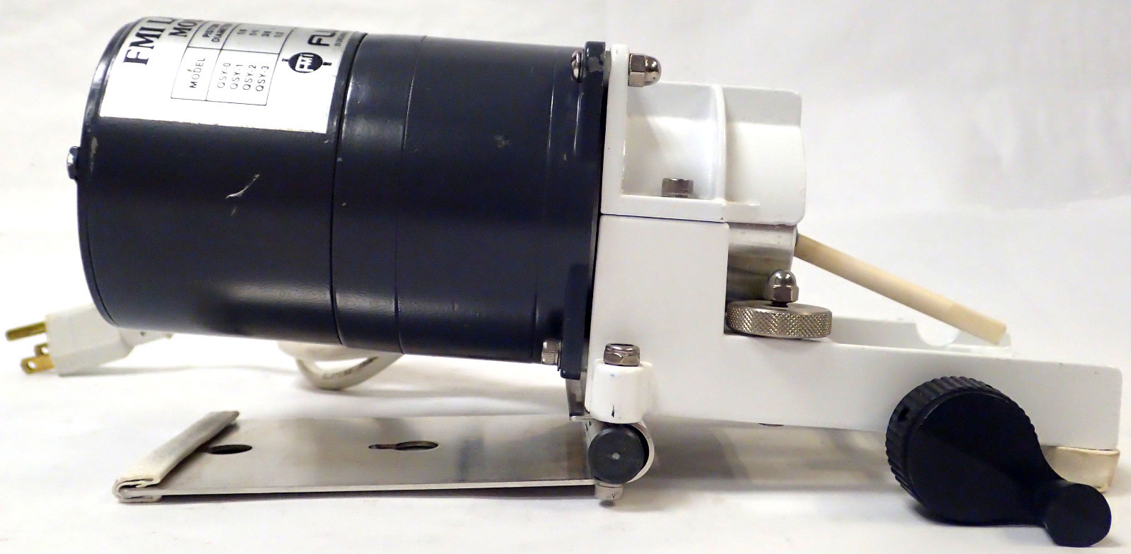 FMI "Q" PUMP, CERAMPUMP MODEL QSY-1, 1/4" PISTON DIA., 0-23 ML/MIN VAC ...