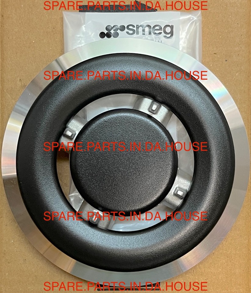 Smeg Stove Gas Cooktop WOK Burner Head + 2 CAP GKOC75-3 GKOC75-3NLK ...