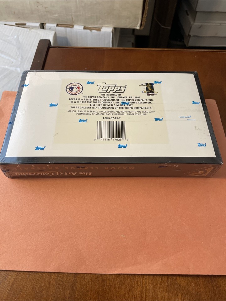 1997 TOPPS GALLERY BASEBALL THE ART OF COLLECTING FACTORY SEALED BOX ...