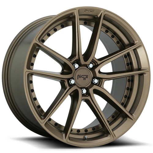 18x8 Niche M222 Dfs 5x114.3 40 Bronze Wheels Rims Set(4) 72.56 ...