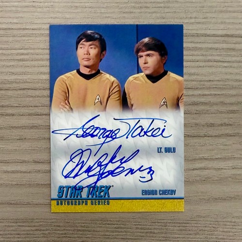 2011 Star Trek The Remastered TOS GEORGE TAKEI & WALTER KOENIG ...