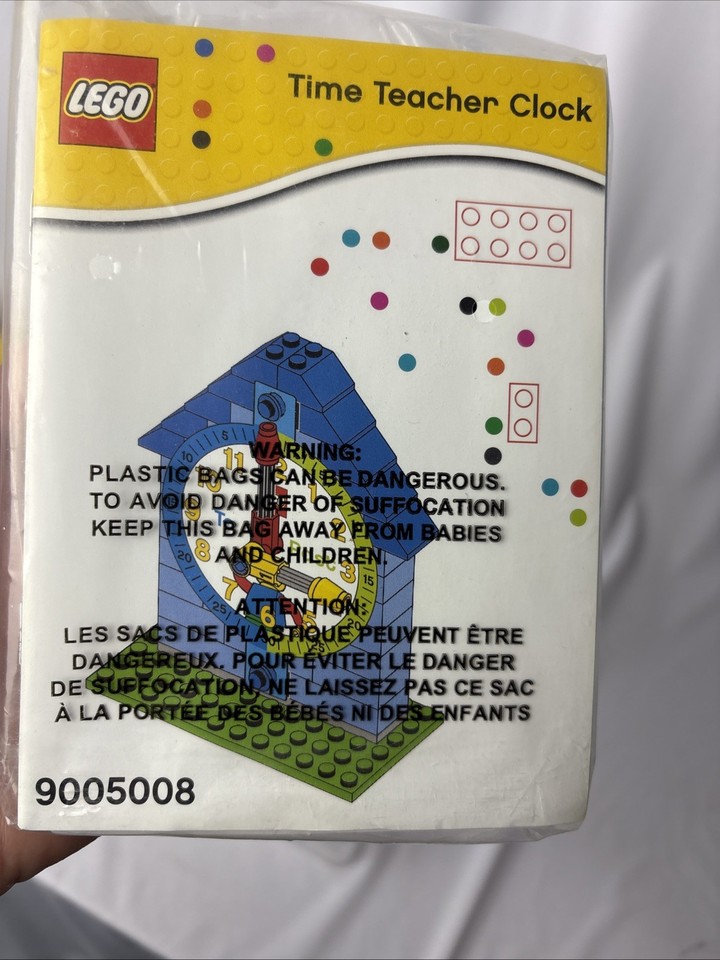 LEGO Time Teacher: Buildable Constructible Clock, Activity Card ...