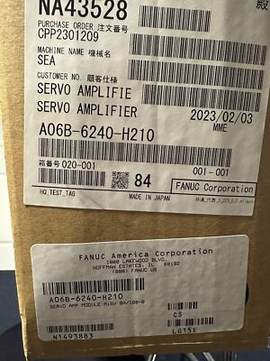 New FANUC A06B-6240-H210 Servo Drive A06B6240H210 DHL Expedited ...