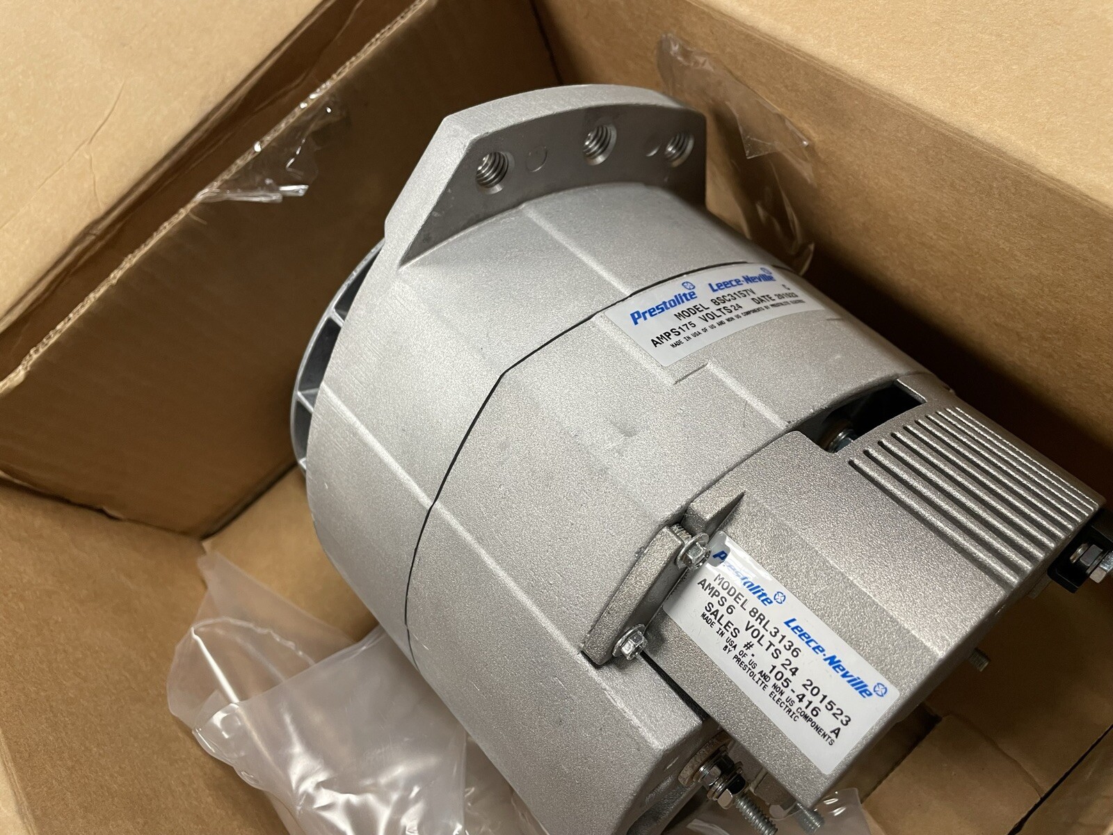 Prestolite Electric Leece-neville High Output Alternator A0014890JB ...