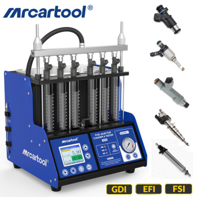 MRCARTOOL® Ultrasonic Fuel Injector Cleaner Tester GDI Injector ...