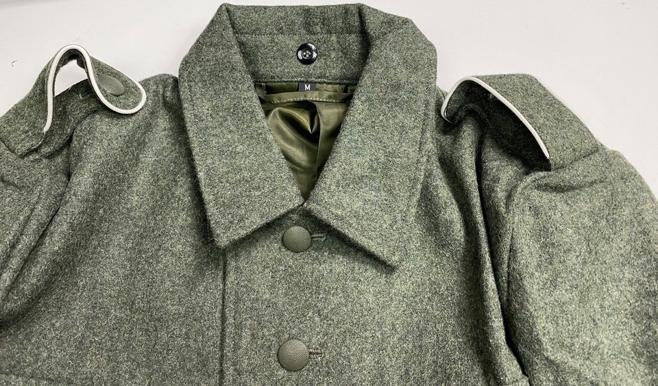 WWII GERMAN M1942 M42 WOOL COMBAT FIELD GREY TUNIC-MEDIUM | eBay
