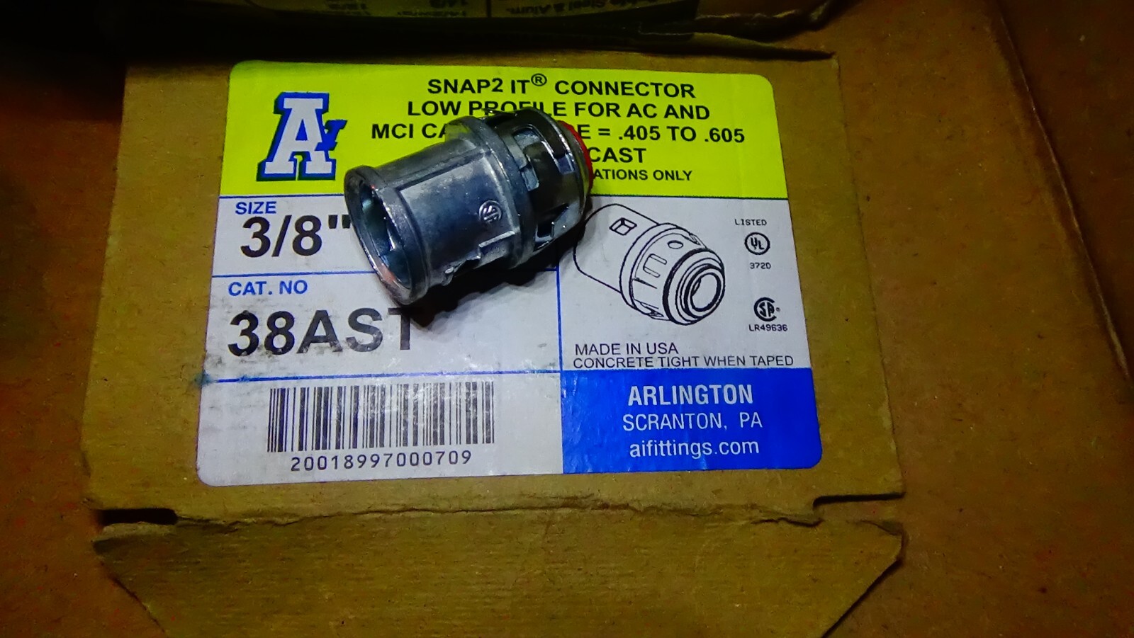 Arlington 38AST Connectors Qty. 100 for sale online | eBay