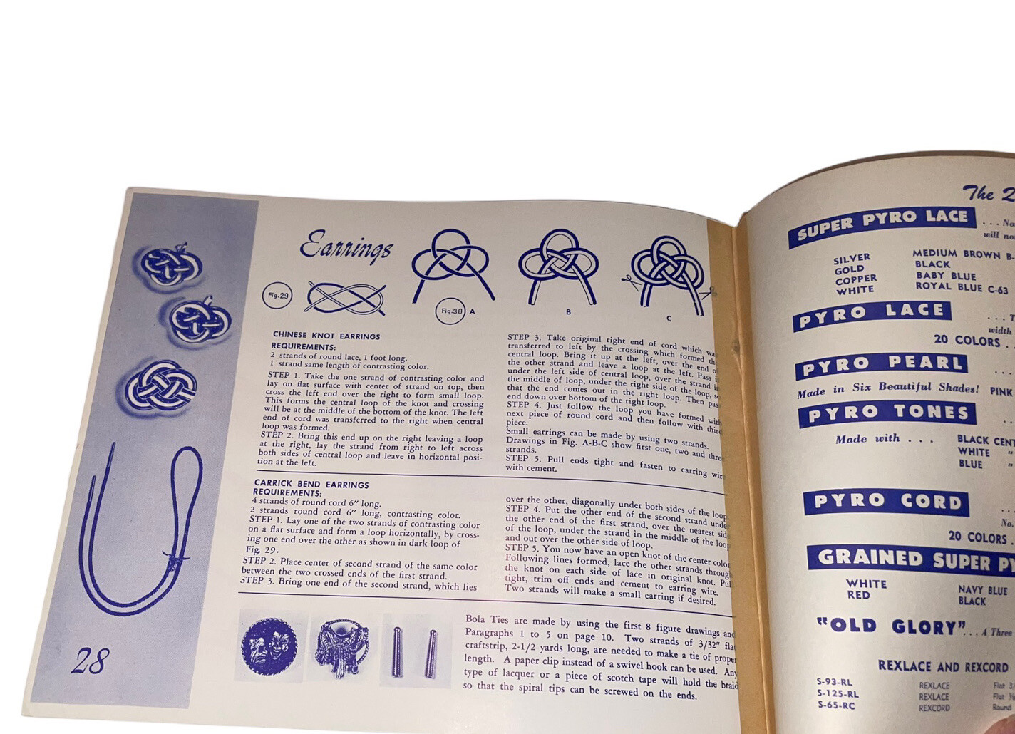 101 Uses for PYRO-LACE Book 1950's Pyrotex Corp 28 Pages Vintage | eBay