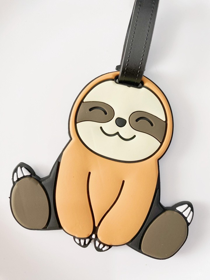 Large Luggage Silicone Baggage Tags Label letter Name Address ID ...