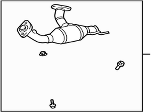 17450-31010 Toyota Pipe assy, exhaust, front no.2 1745031010, New ...