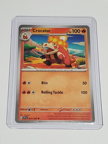 Crocalor Scarlet & Violet 37/198 Pokemon Trading Card | eBay