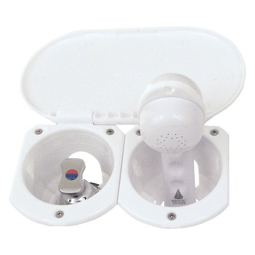 Marine Recessed Euro Trigger Handle Transom Shower with Mixing Valve ...