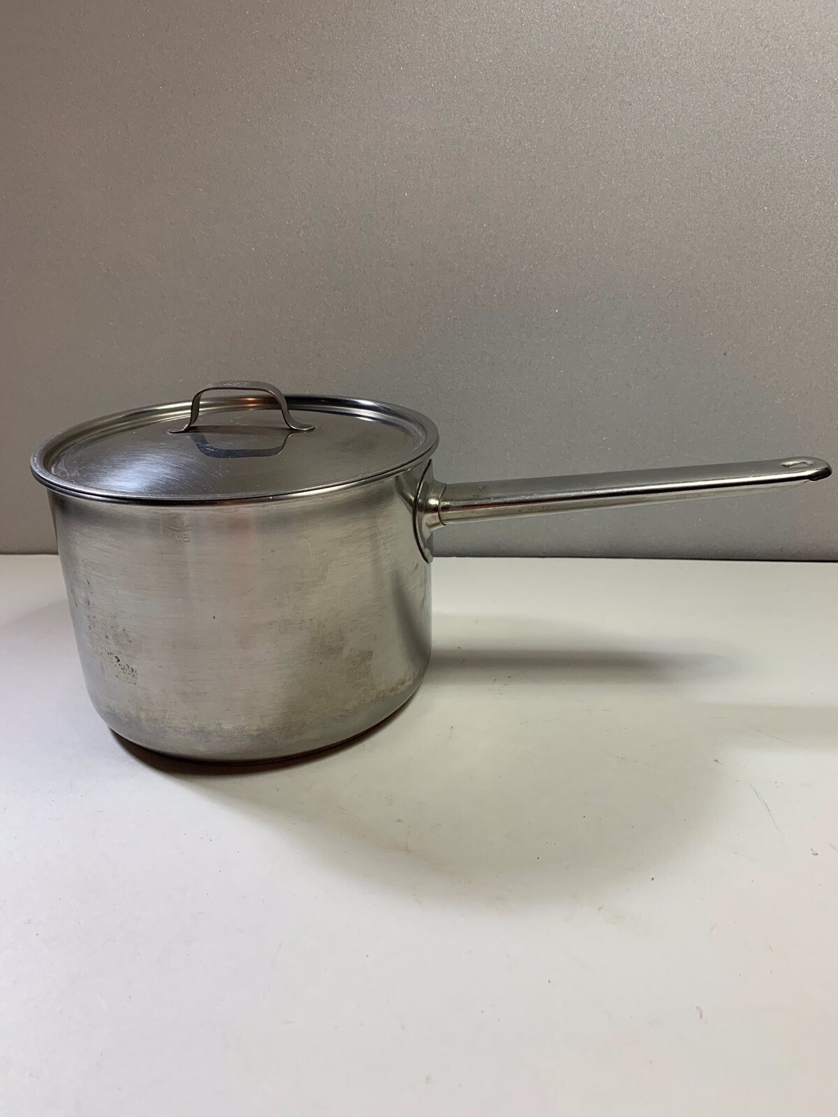 Olofstrom Rostfritt Sweden 1 Quart Pan Stainless Steel Brass Bottom Pan ...