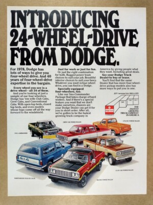 1978 Dodge Sno-Commander Utiline Macho Power Wagon Pickups vintage ...