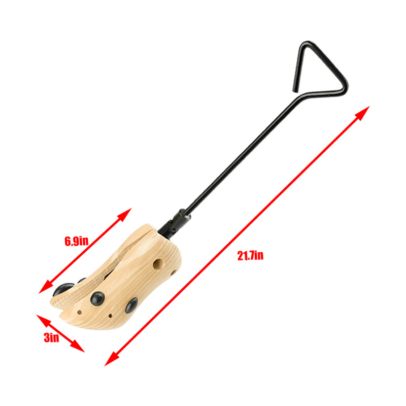 2PCS Wooden Boot Stretcher Adjustable Shoe Shaper Widener Expander for ...
