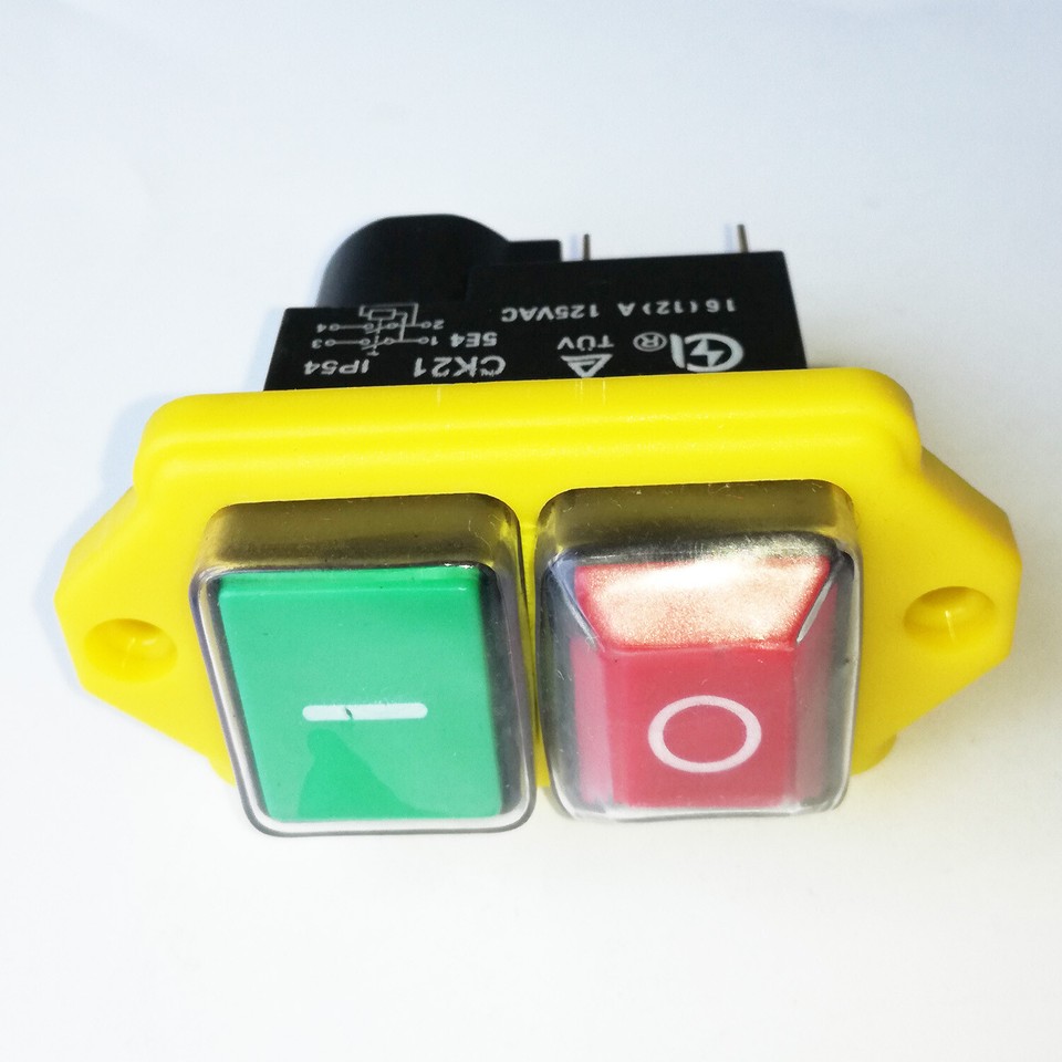 Waterproof On Off Safety Electromagnetic Pushbutton Switches CK21 125V ...