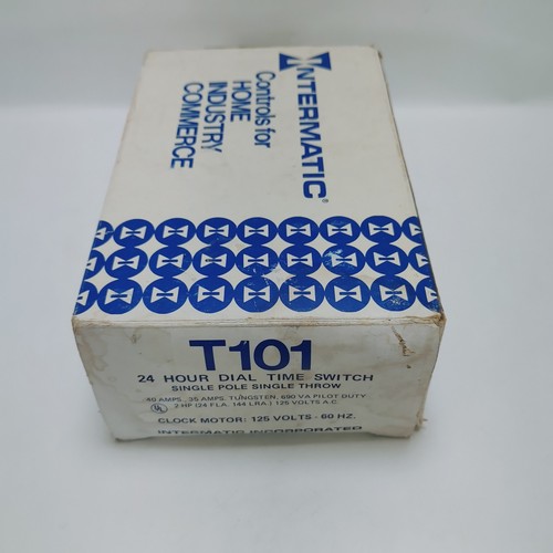 Intermatic T101 24 Hour Mechanical Timer Wall Switch | eBay