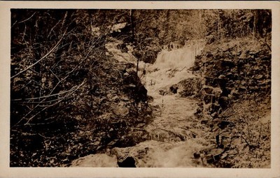Waterfalls, STONEHAM, Maine Real Photo Postcard | eBay