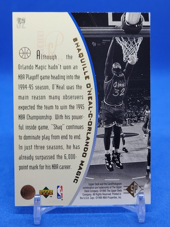 1994-95 SP Premium Collection Shaquille O'Neal #PC29 HOF | eBay