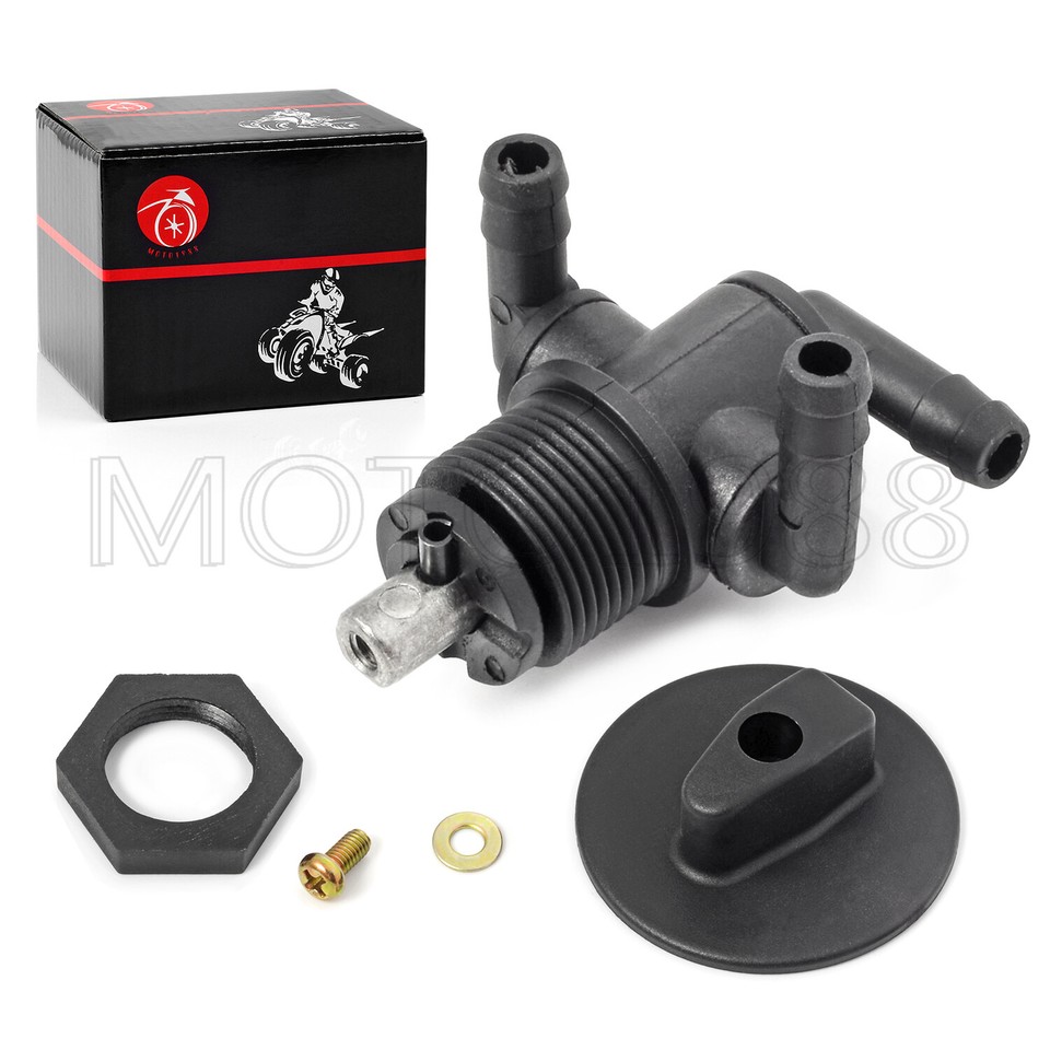 Fuel Tank Valve Petcock 3 Way & Knob NUT For Polaris Trail Boss 325 330 ...
