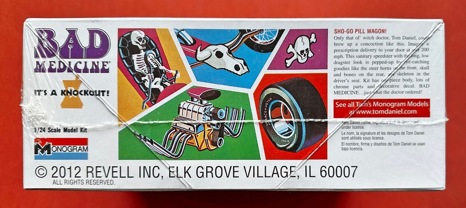 Monogram Tom Daniel BAD MEDICINE 1/24 Scale Plastic Model Kit 85-4937 ...