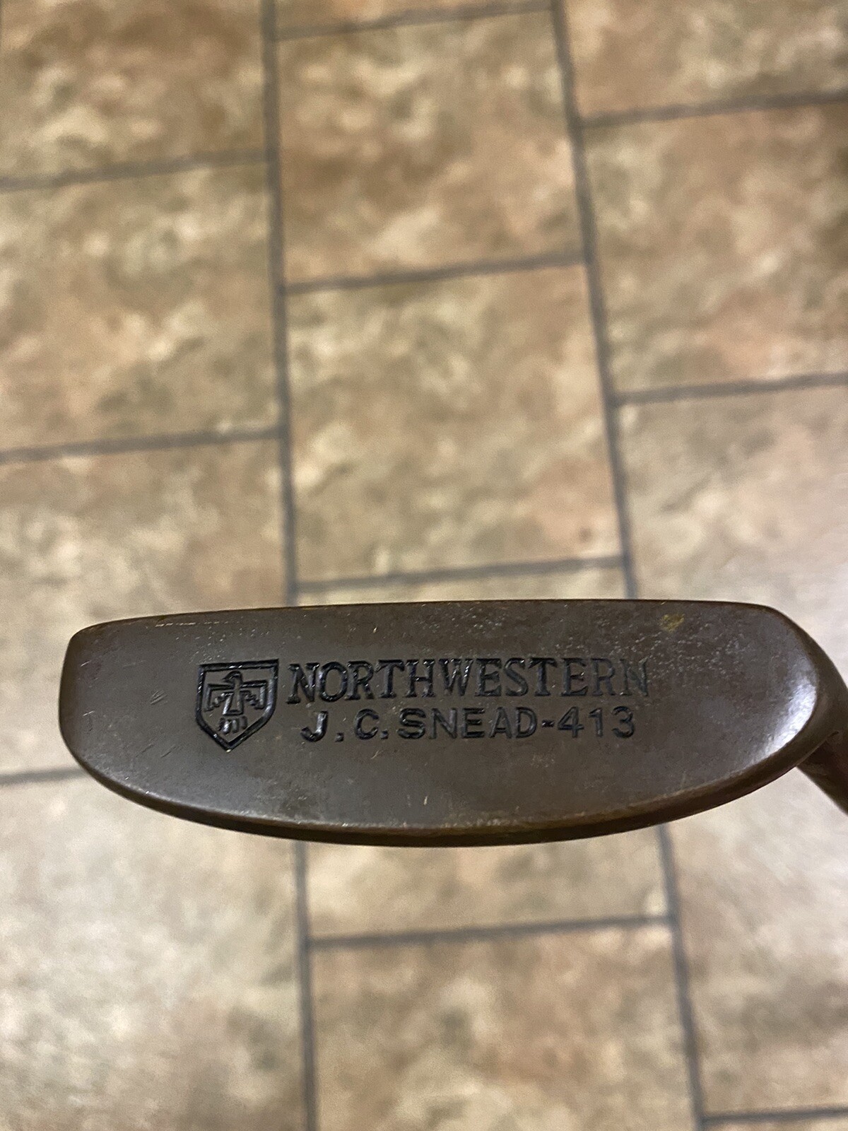 Northwestern JC Snead 413 Putter 35” RH Brass Head Lamkin Grip | eBay