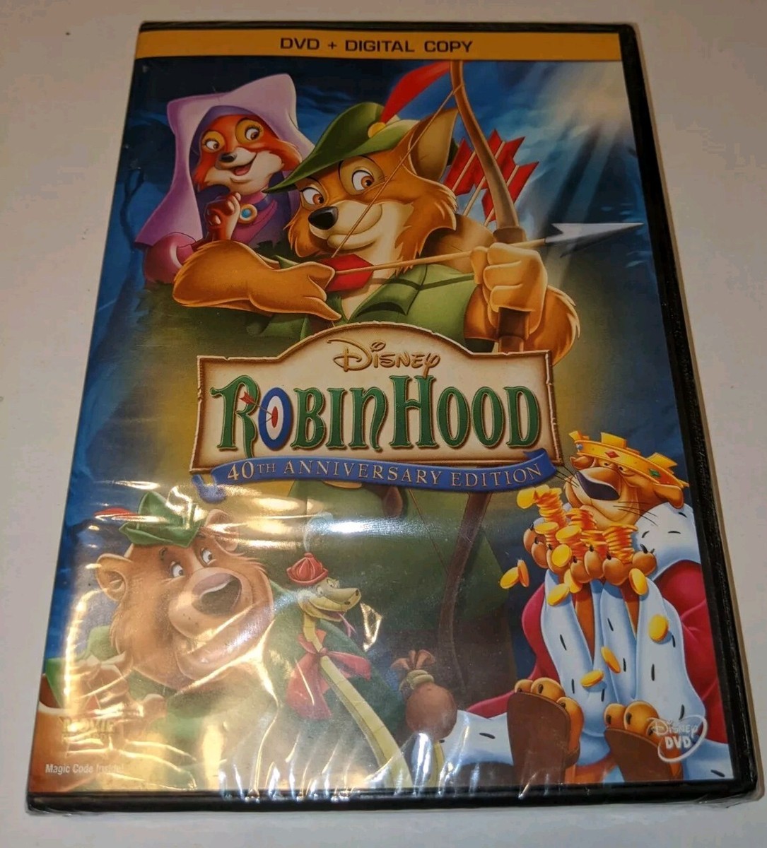Disney Robin Hood Dvd Cover