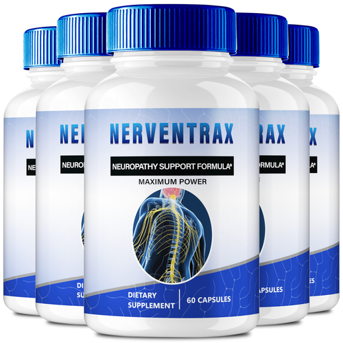 (5 Pack) Nerventrax Neuropathy Support Formula for Nerve Health ...